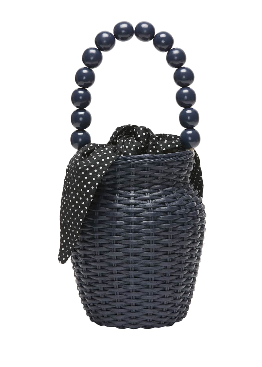 Loeffler Randall Woven Wicker Bucket Bag - Bergdorf Goodman