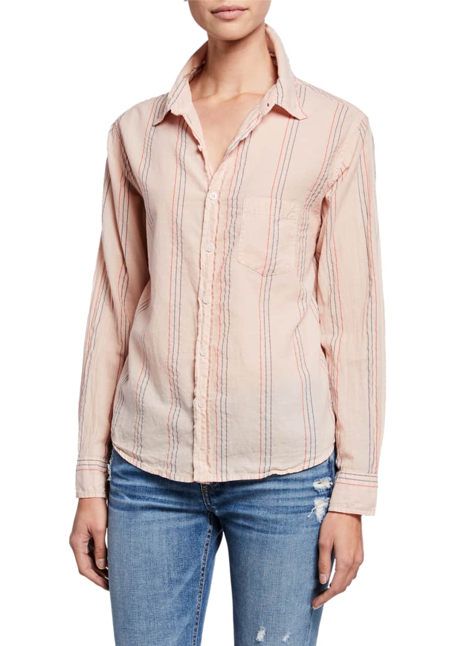 Sundry Basic Striped Button-Down Shirt - Bergdorf Goodman
