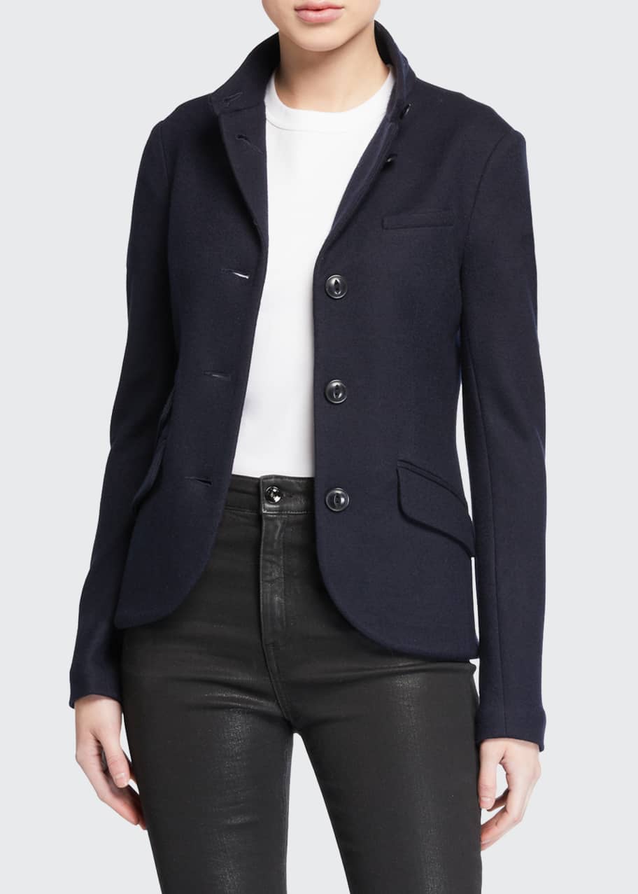 Rag & Bone Slade Wool Stand-Collar Blazer - Bergdorf Goodman