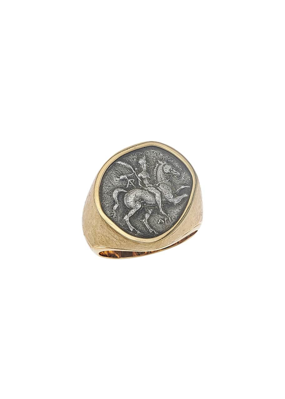 Jorge Adeler Men's Ancient Coin 18K Gold Ring - Bergdorf Goodman