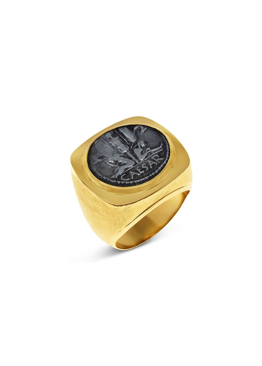 Jorge Adeler Men's Ancient Coin 18K Gold Ring - Bergdorf Goodman