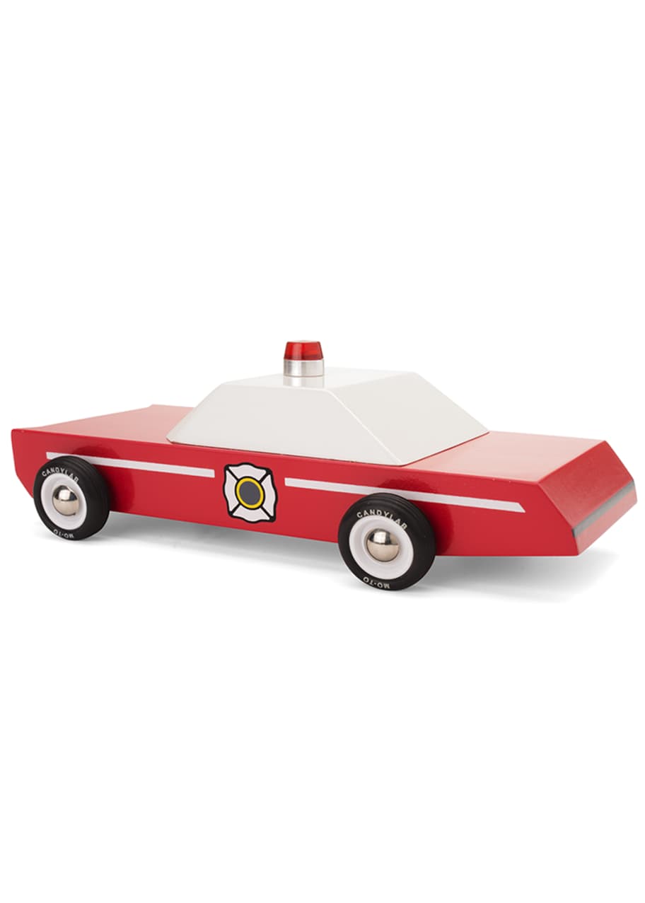 Candylab Toys Fire Chief Car Toy - Bergdorf Goodman