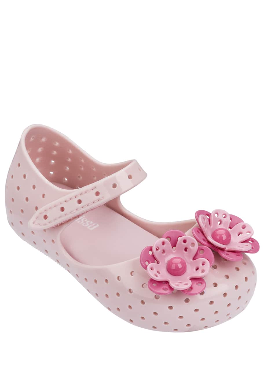 Mini Melissa Furadinha Perforated Flower Mary Jane, Baby/Toddler/Kids ...