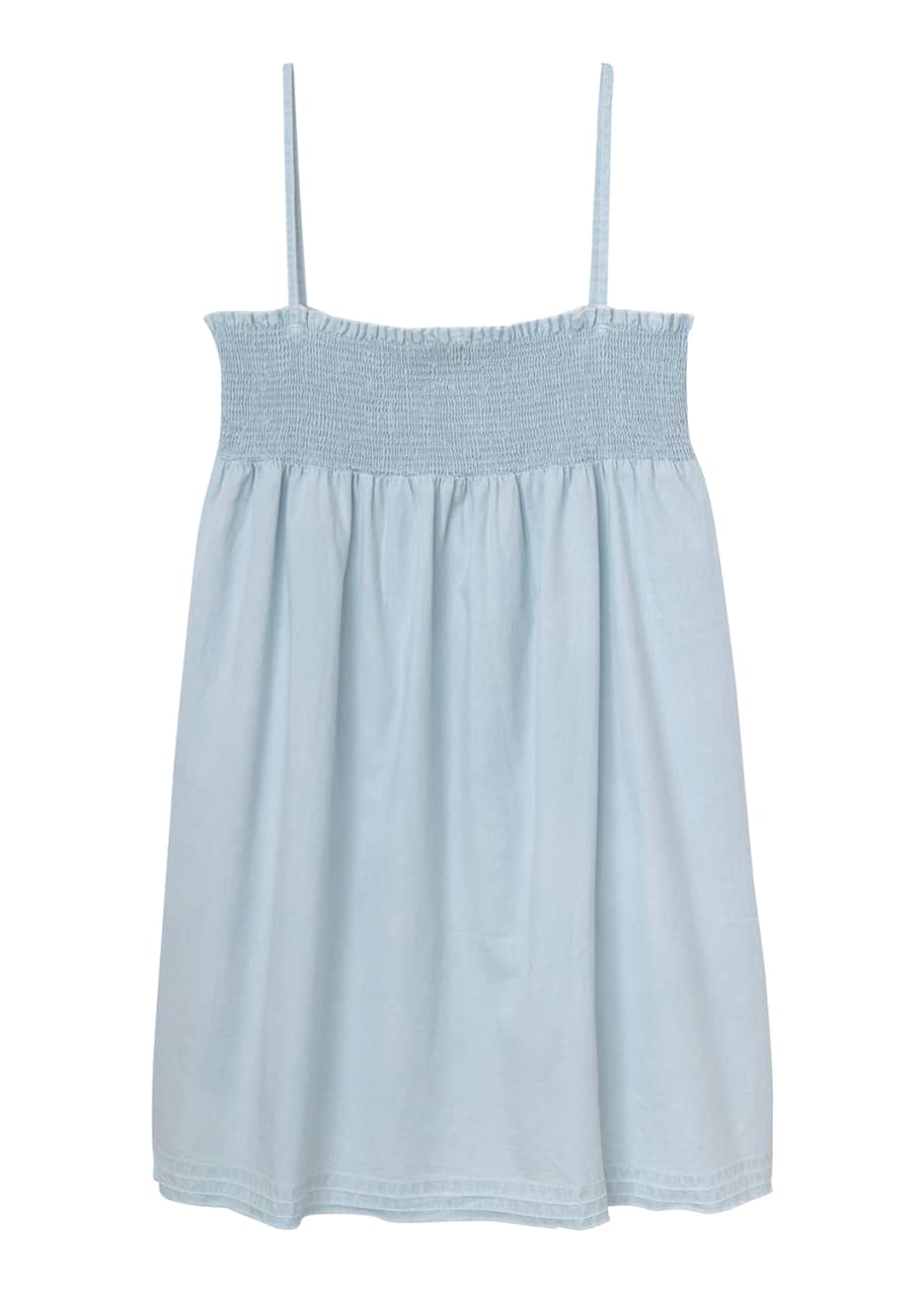 DL1961 Layla Shirred Tank Dress, Size S-L - Bergdorf Goodman