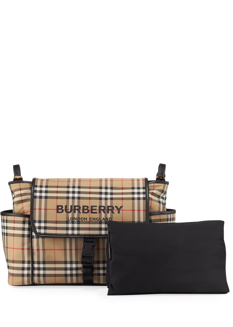 Burberry Check Diaper Bag - Bergdorf Goodman