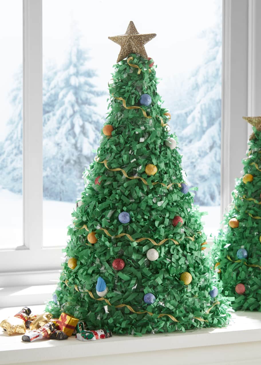 TOPS Malibu Inc. Tabletop Extra-Large Unfilled Christmas Tree Pinata ...