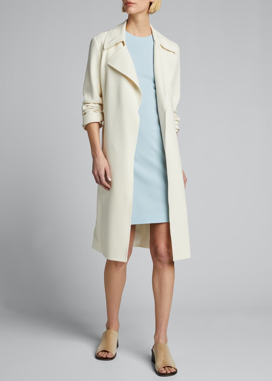 Theory Fitted Wool Sleeveless Sheath Dress - Bergdorf Goodman