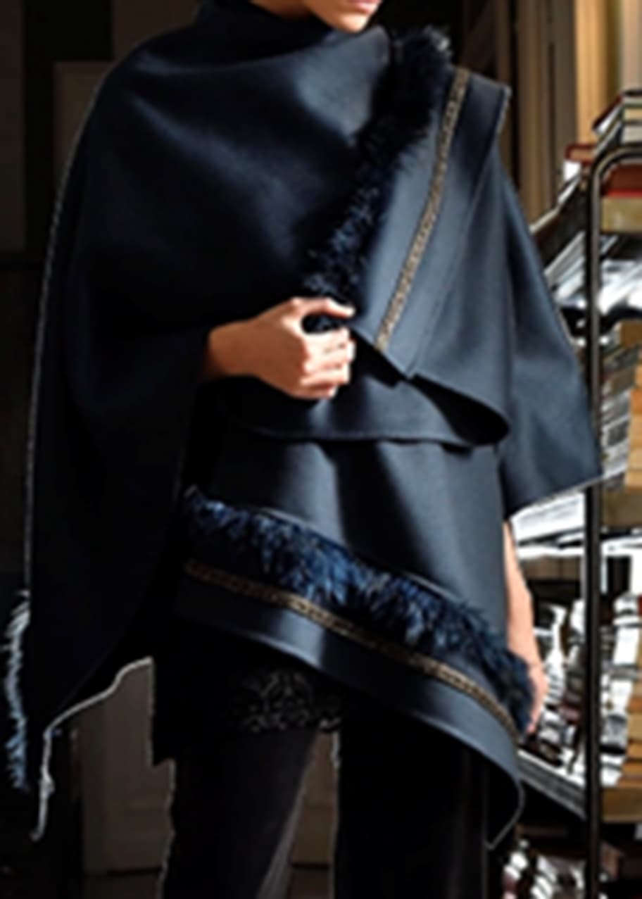 The Cape Code Ottanio Cashmere Tea Cape - Bergdorf Goodman