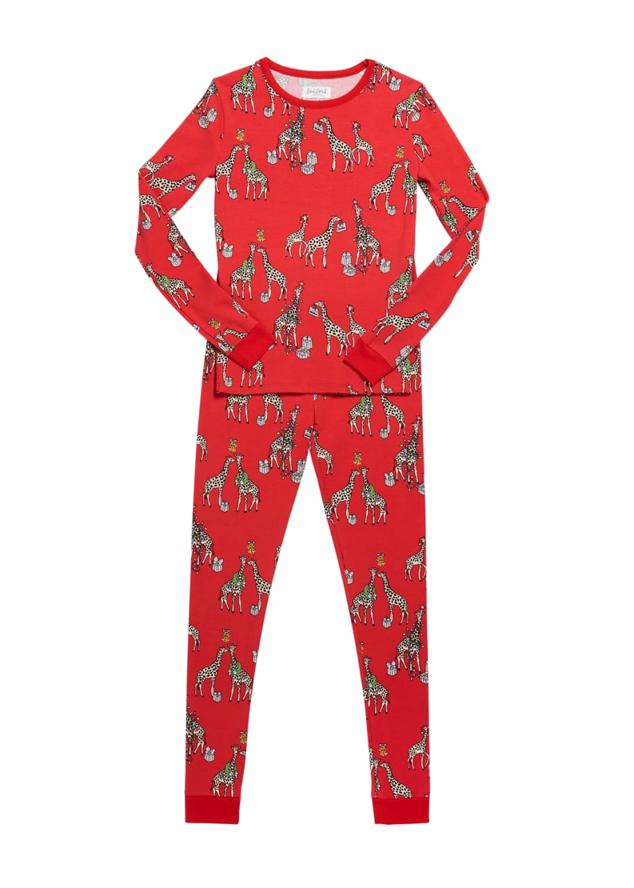 giraffe print pyjamas