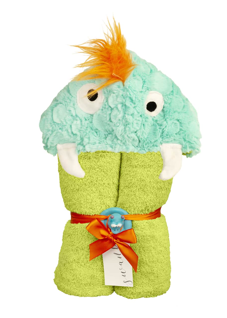 Swankie Blankie Monster Hooded Towel - Bergdorf Goodman
