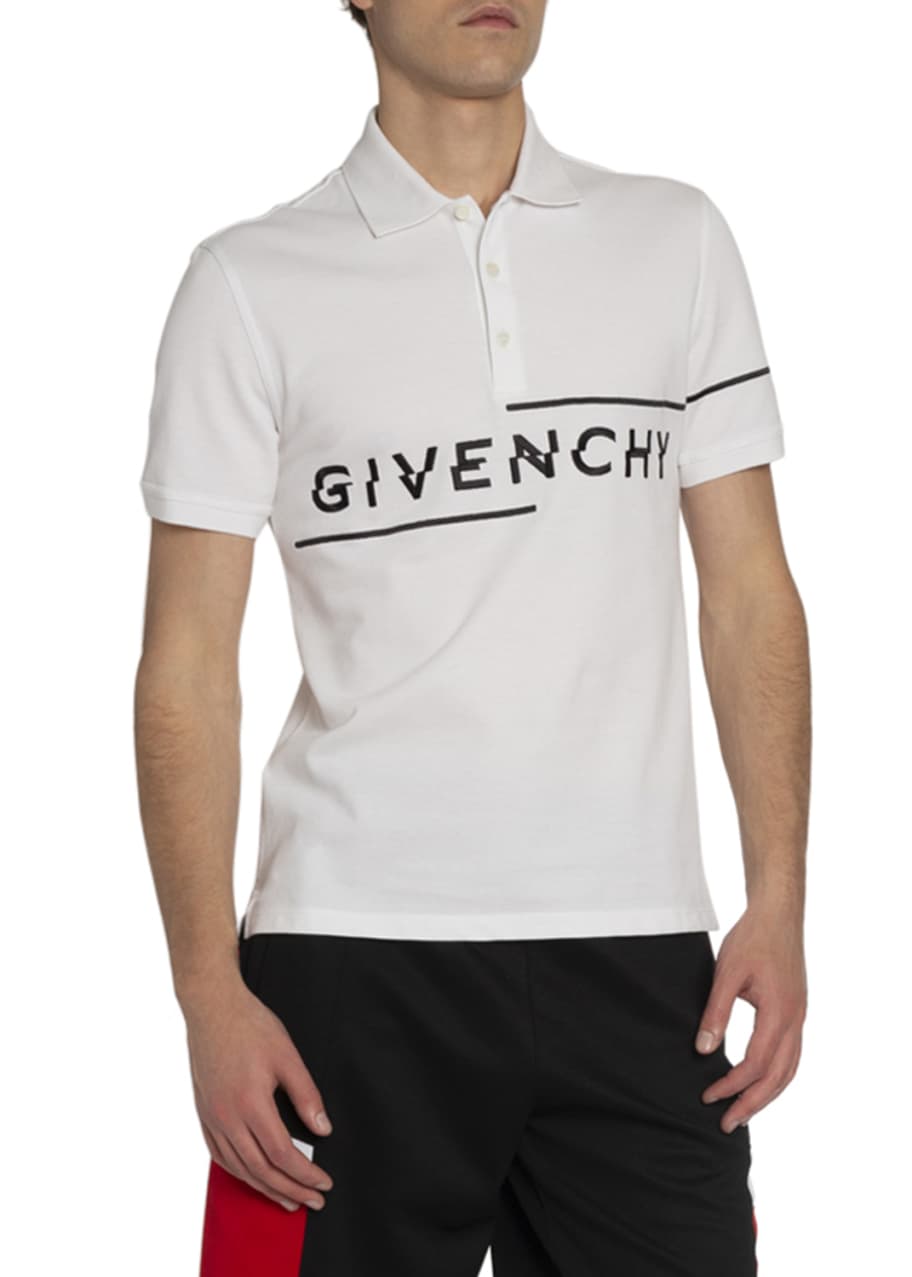 Givenchy Men's New Givenchy Embroidered Polo Shirt - Bergdorf Goodman
