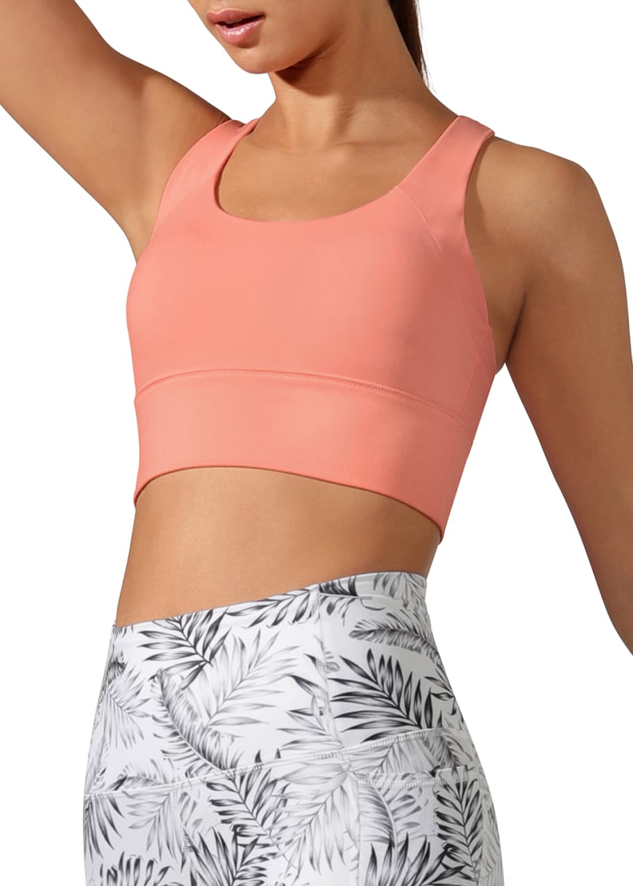 Lorna Jane Minimal Longline Racer Sports Bra - Bergdorf Goodman