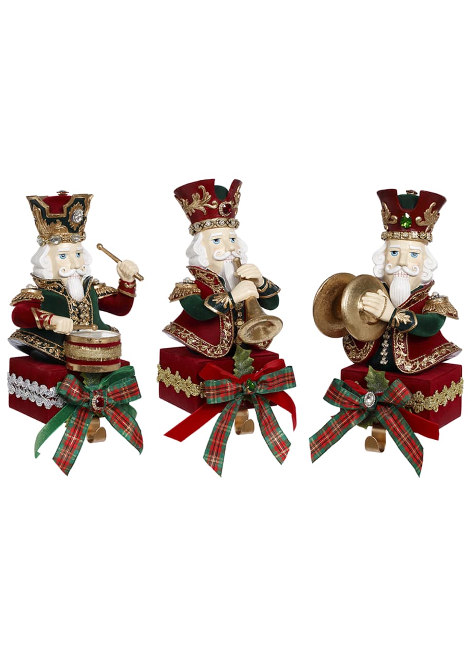 Mark Roberts Band of Nutcrackers Stocking Holders, Set of 3 - Bergdorf ...