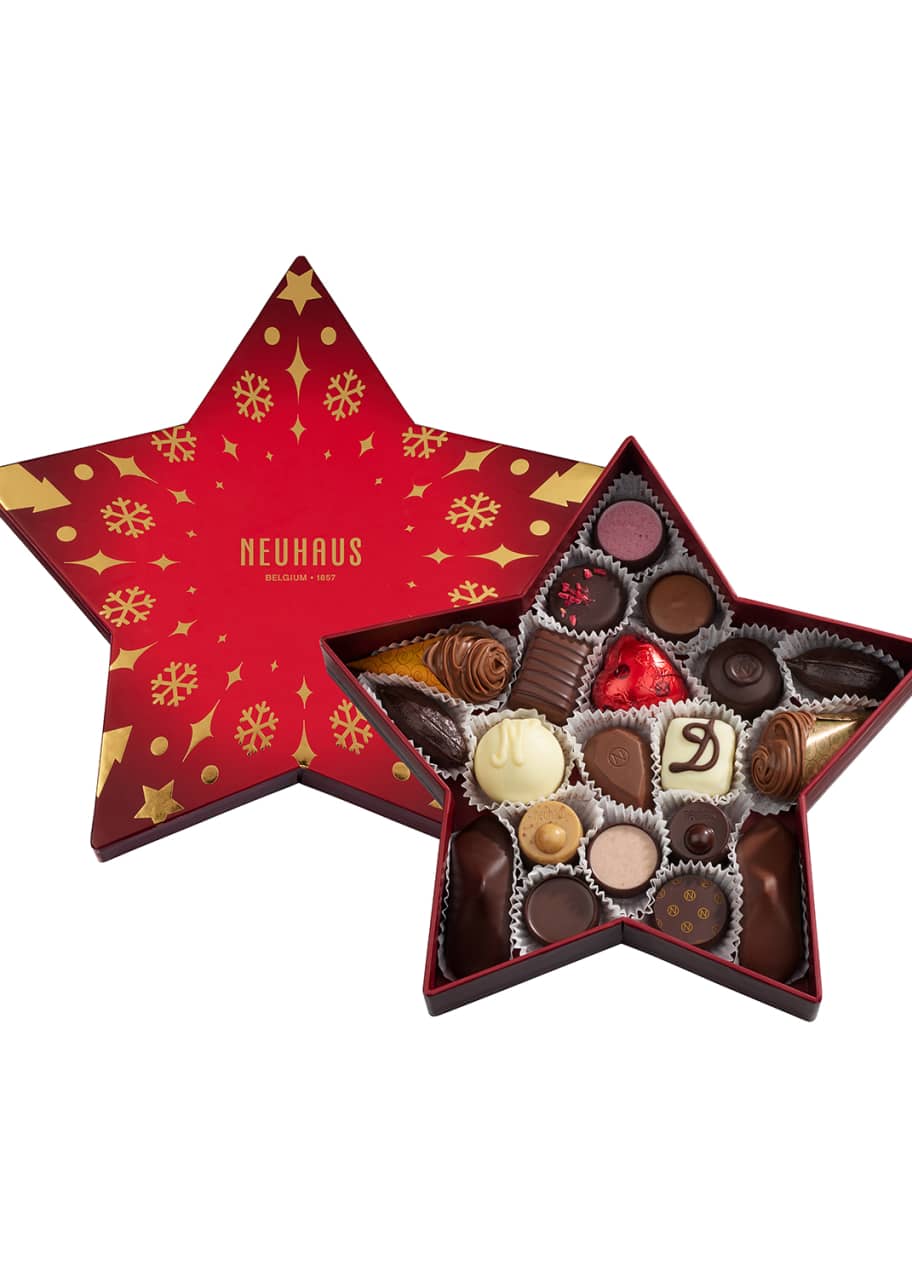 Neuhaus Chocolate Holiday Star Pralines Box - Bergdorf Goodman