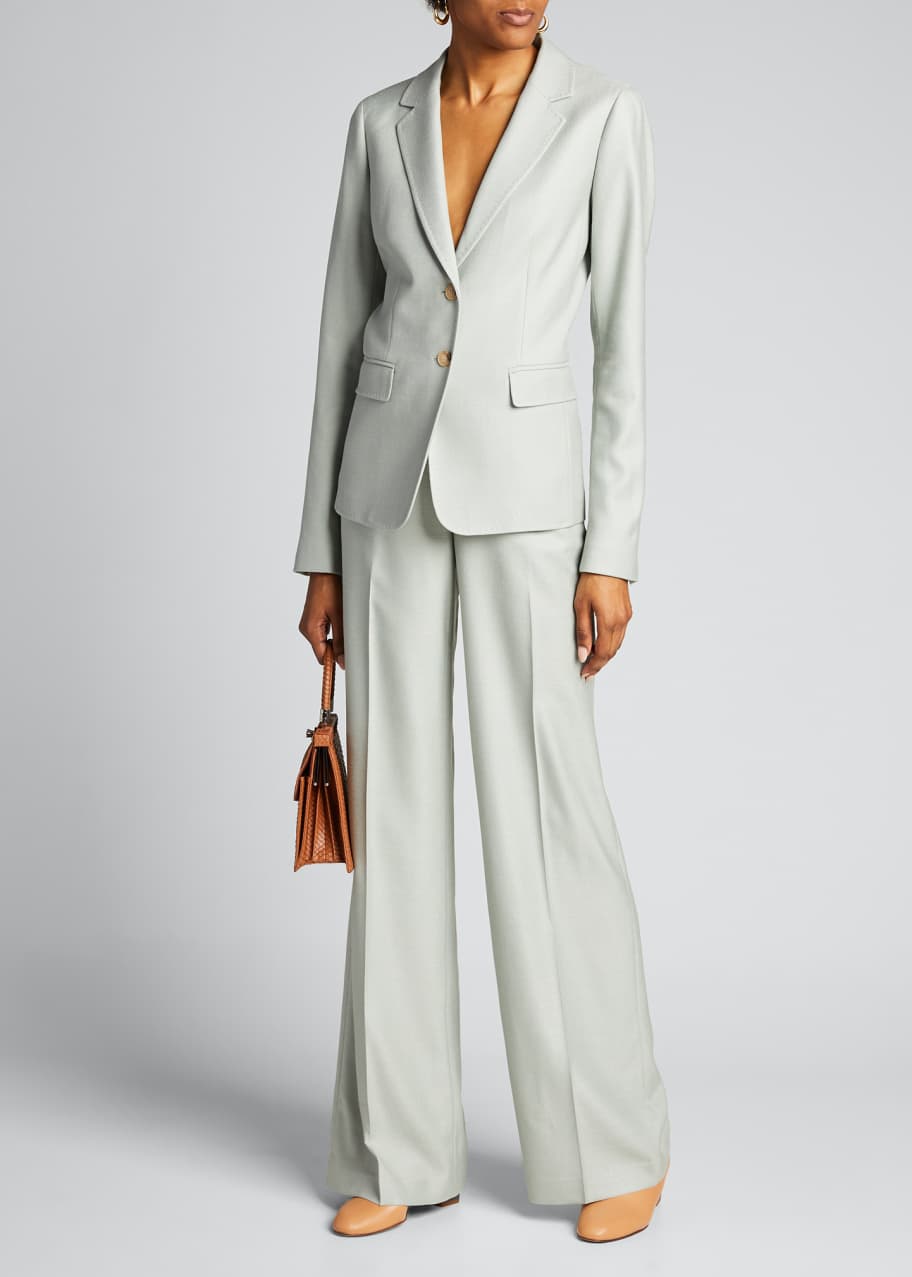 Lafayette 148 New York Thatcher Studio Weave Two-Button Blazer ...