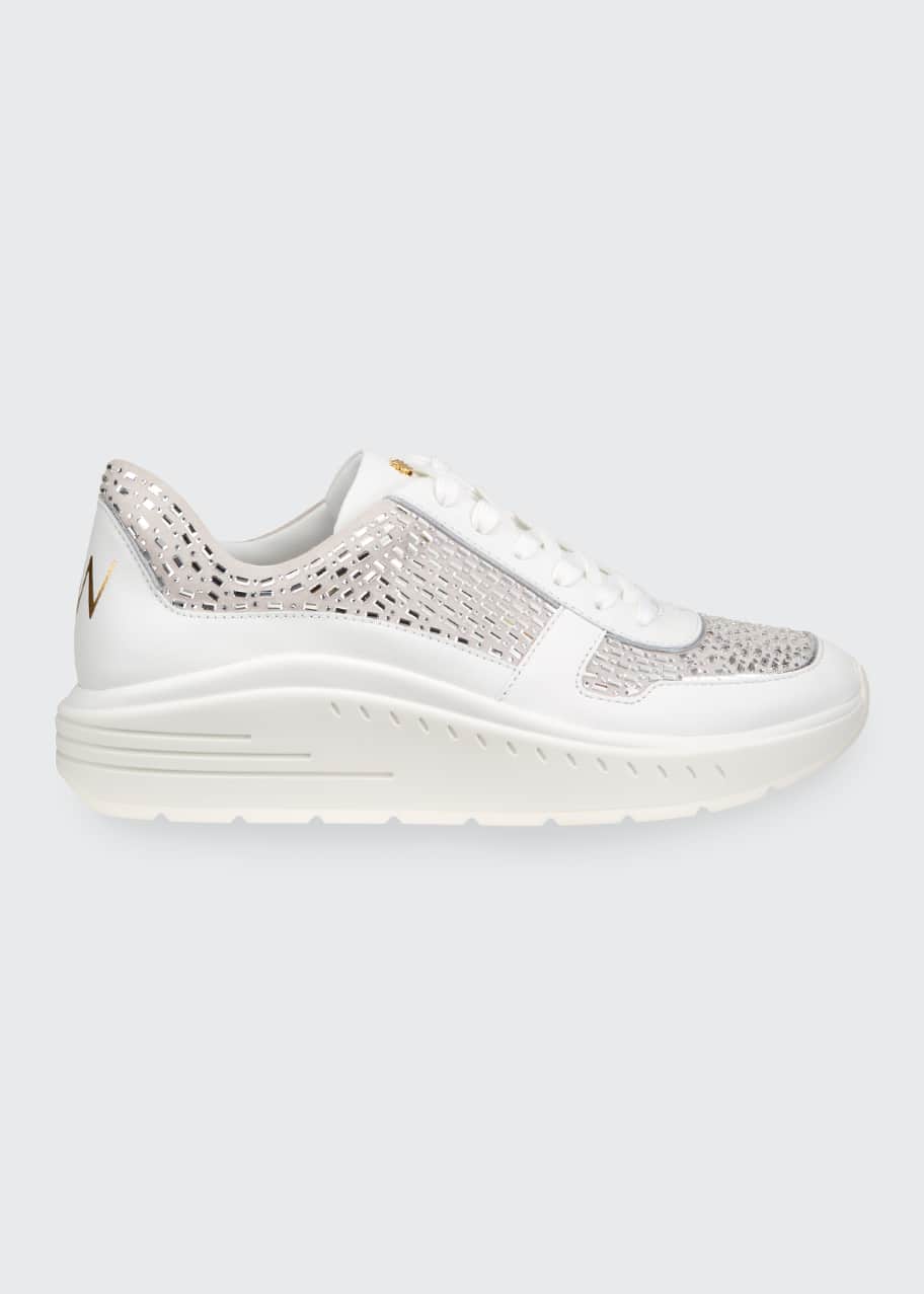 Stuart Weitzman Christa Embellished Fashion Sneakers - Bergdorf Goodman