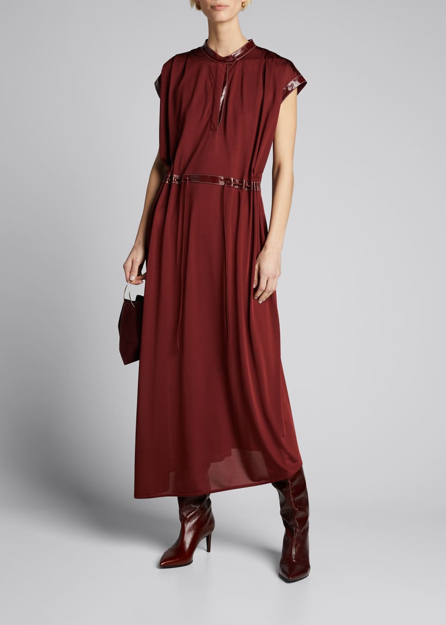 Sies Marjan Cap-Sleeve Jersey Midi Dress - Bergdorf Goodman
