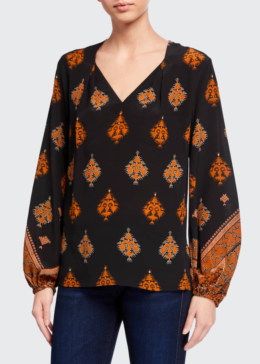 Kobi Halperin Ryan Silk Blouse - Bergdorf Goodman