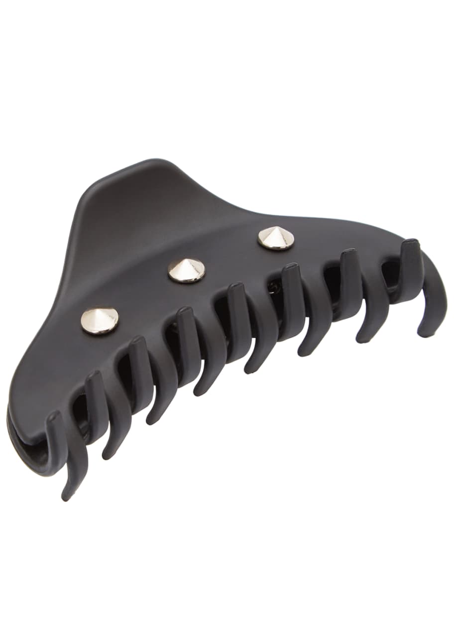 France Luxe Metallic Stud Large Jaw Clip - Bergdorf Goodman