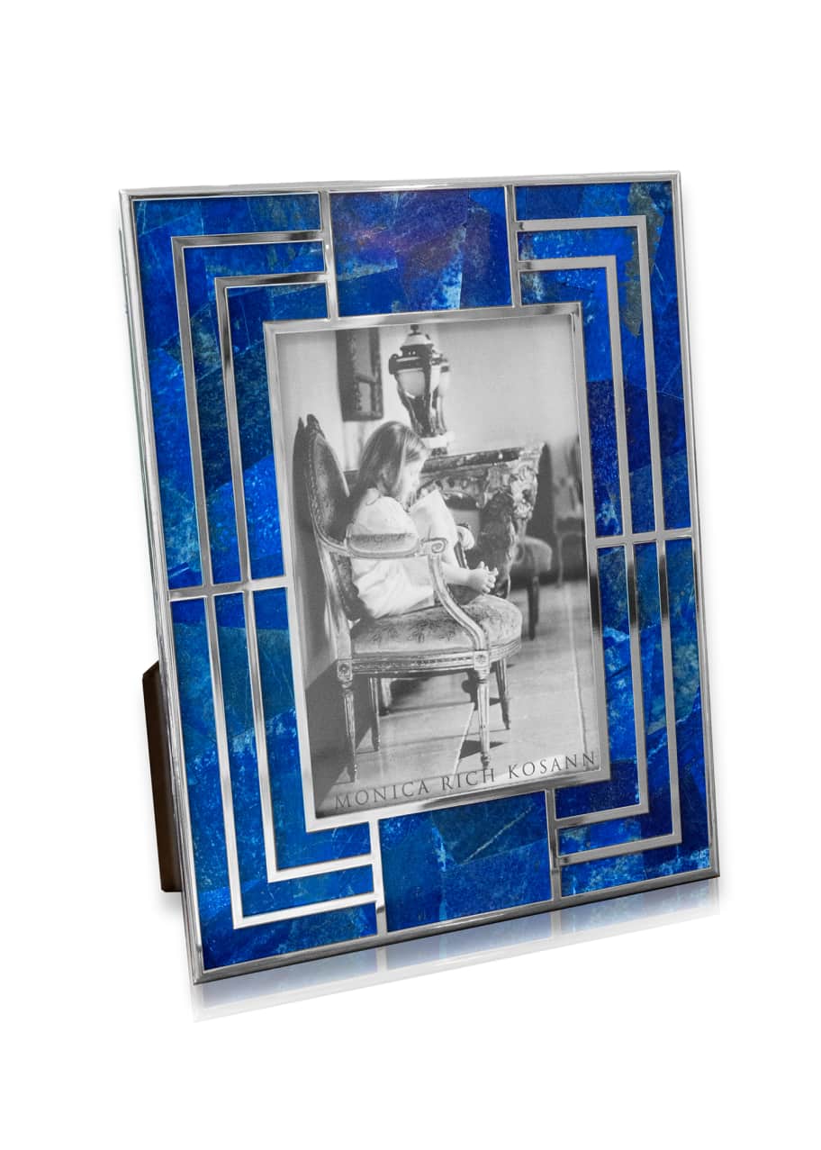 Monica Rich Kosann Rectangular Art Lined Photo Frame, 5" x 7 ...