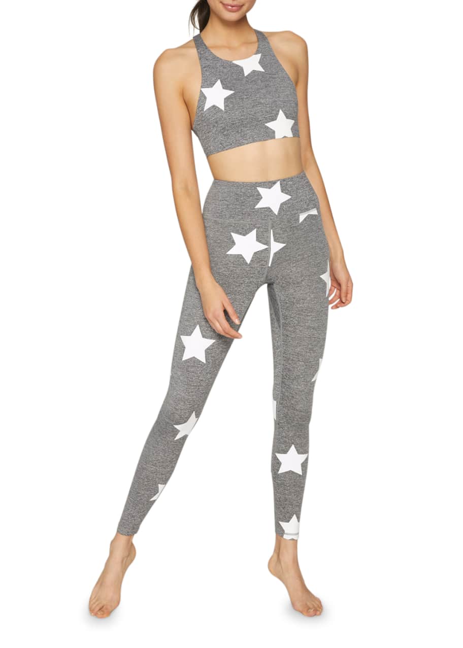 Spiritual Gangster Stars Heathered Athletic Bra - Bergdorf Goodman