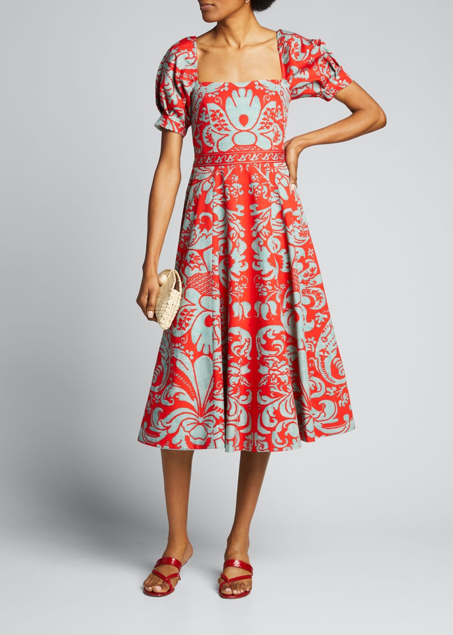 Alice + Olivia Fredia Flare Dress - Bergdorf Goodman