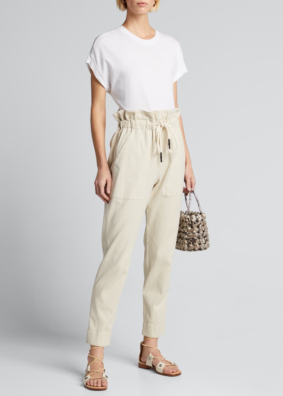 Bassike Boxy Cap-Sleeve T-Shirt - Bergdorf Goodman