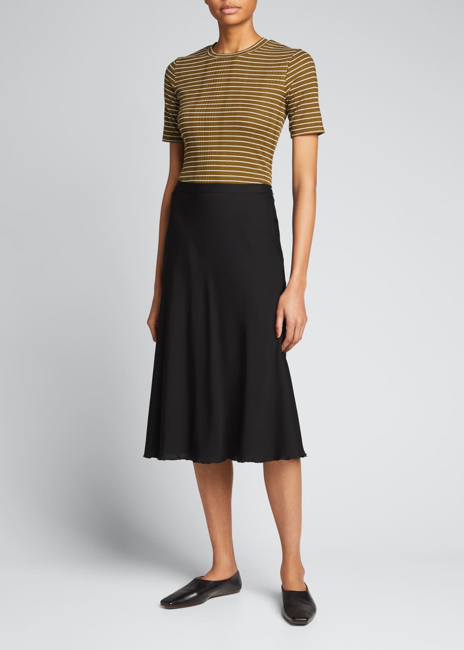 Vince Variegated Rib Striped Top - Bergdorf Goodman