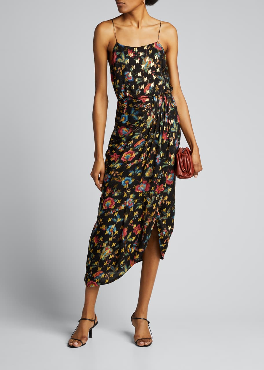 Derek Lam 10 Crosby Lexi Metallic Sarong Dress - Bergdorf Goodman