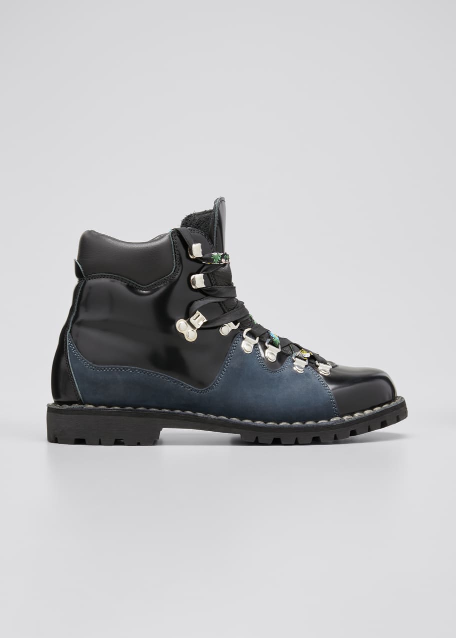 Cecilie Bahnsen Morgan Bicolor Hiking Booties - Bergdorf Goodman