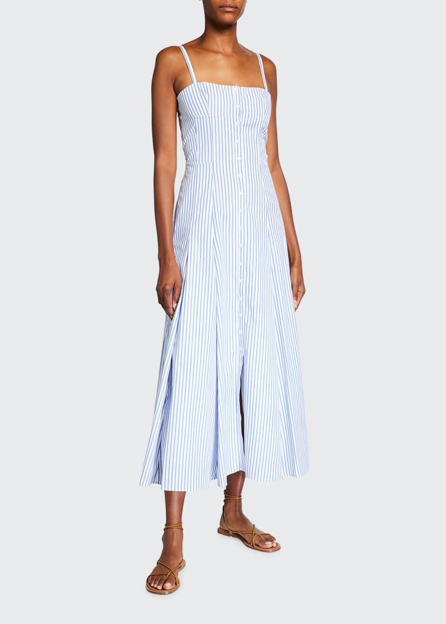 Gabriela Hearst Prudence Pinstripe Dress - Bergdorf Goodman