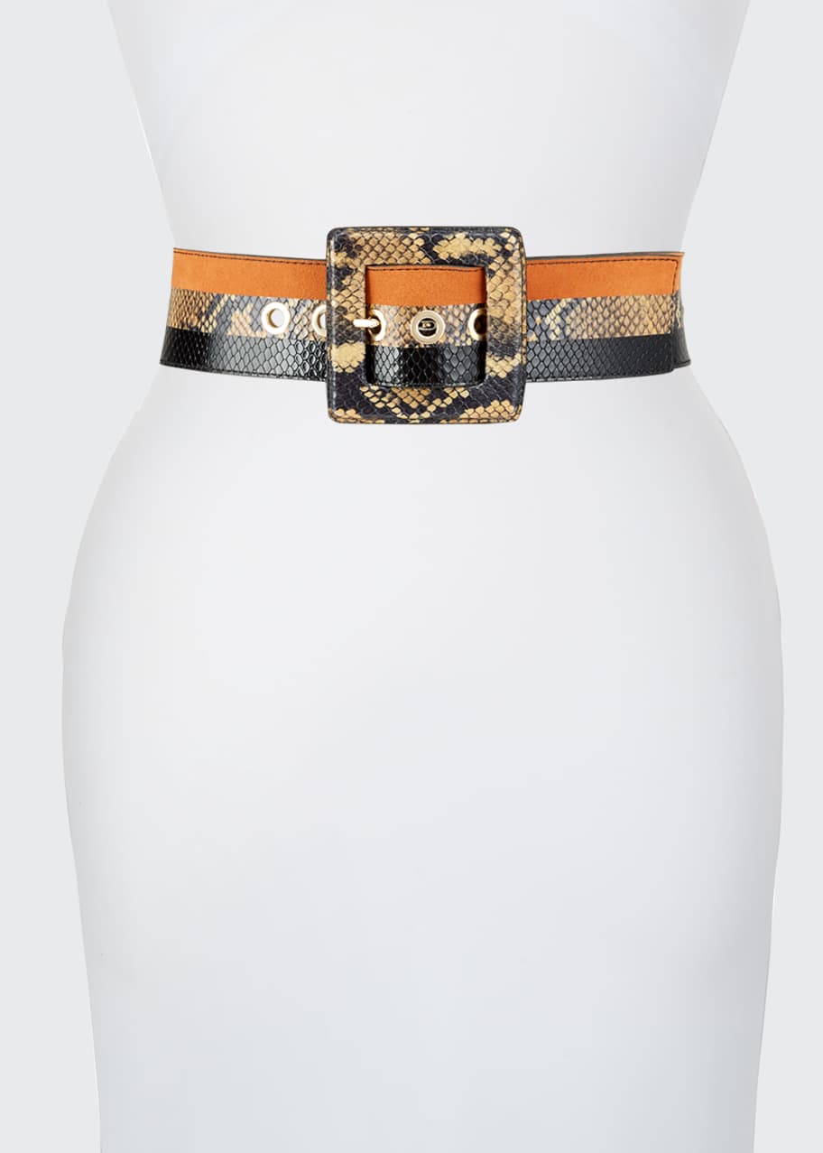 Veronica Beard Risa Leather Belt - Bergdorf Goodman