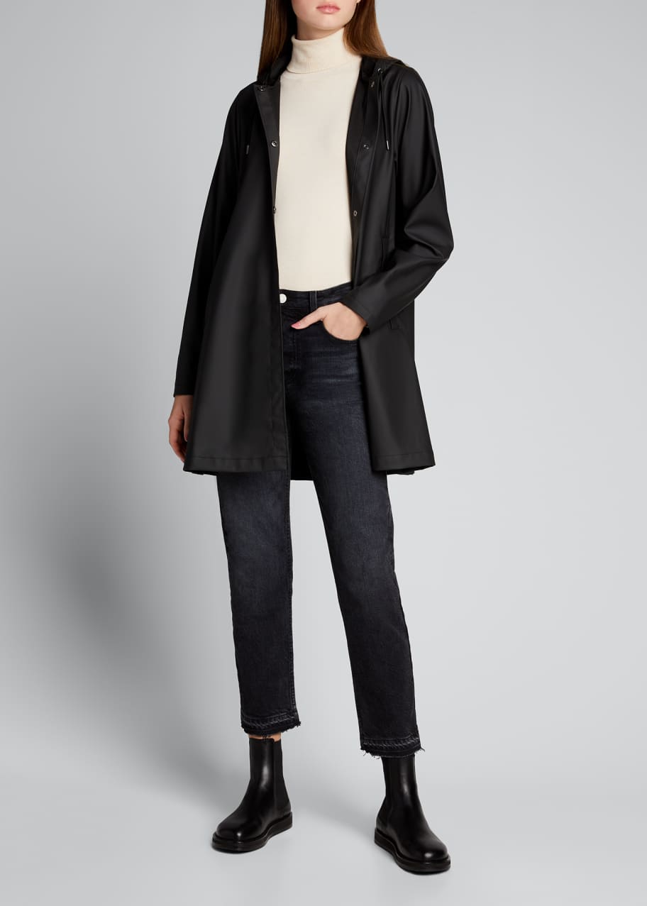 Rains Hooded A-Line Raincoat - Bergdorf Goodman