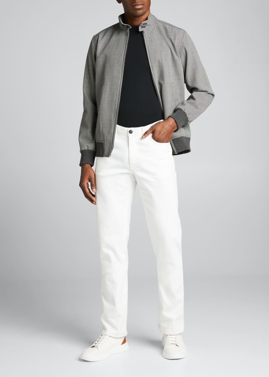 A.P.C. Men's Laurel Houndstooth Blouson Jacket - Bergdorf Goodman