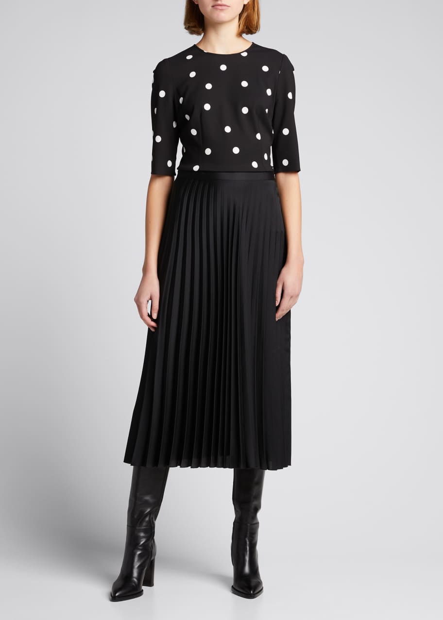 Dolce&Gabbana Cady Polka Dot Top - Bergdorf Goodman