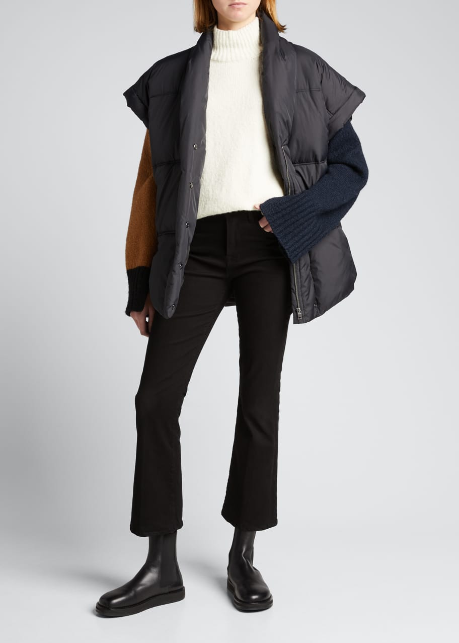FRAME Collared Short-Sleeve Puffer Jacket - Bergdorf Goodman
