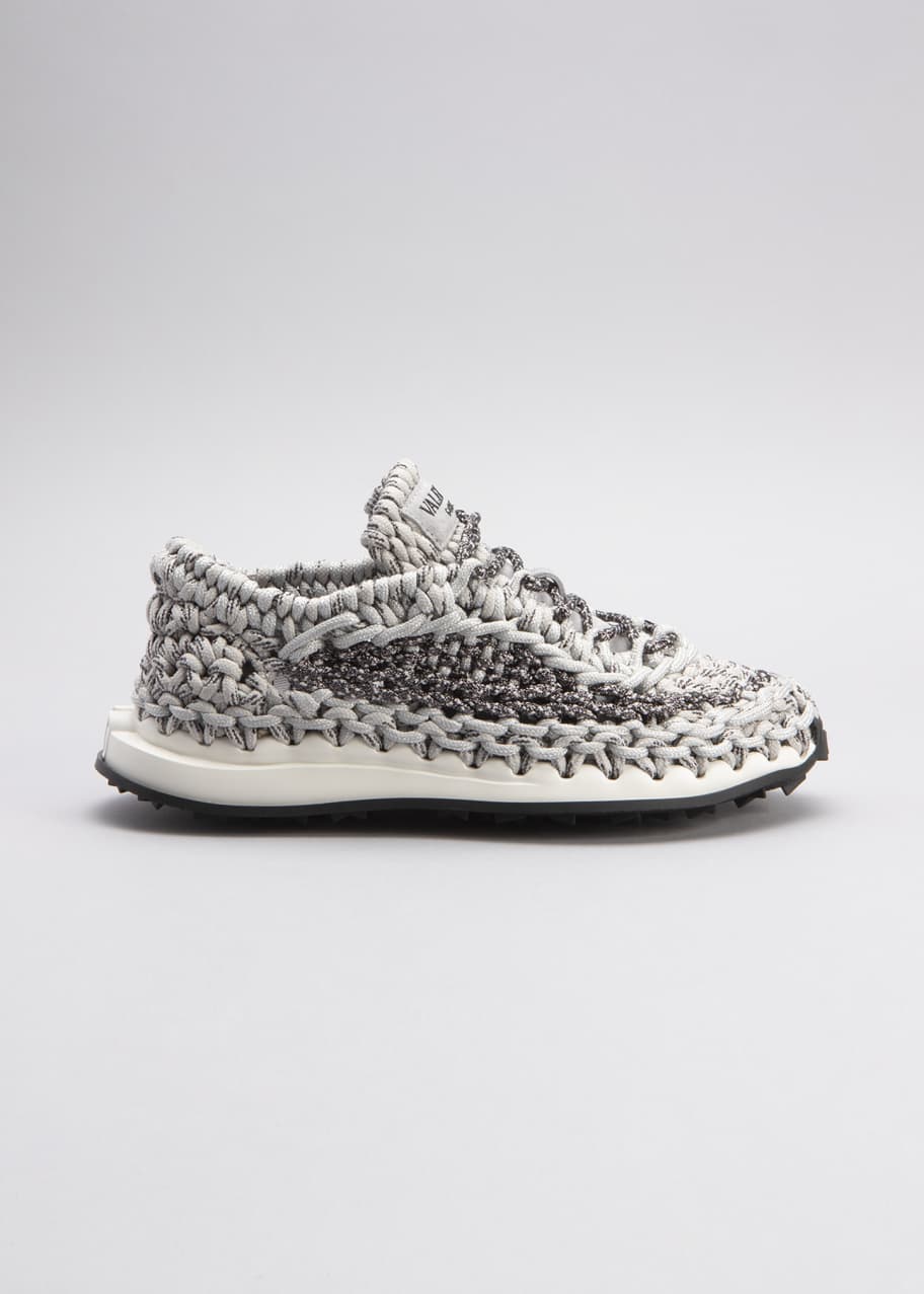 Valentino Garavani Spiral Knot Trainer Sneakers - Bergdorf Goodman