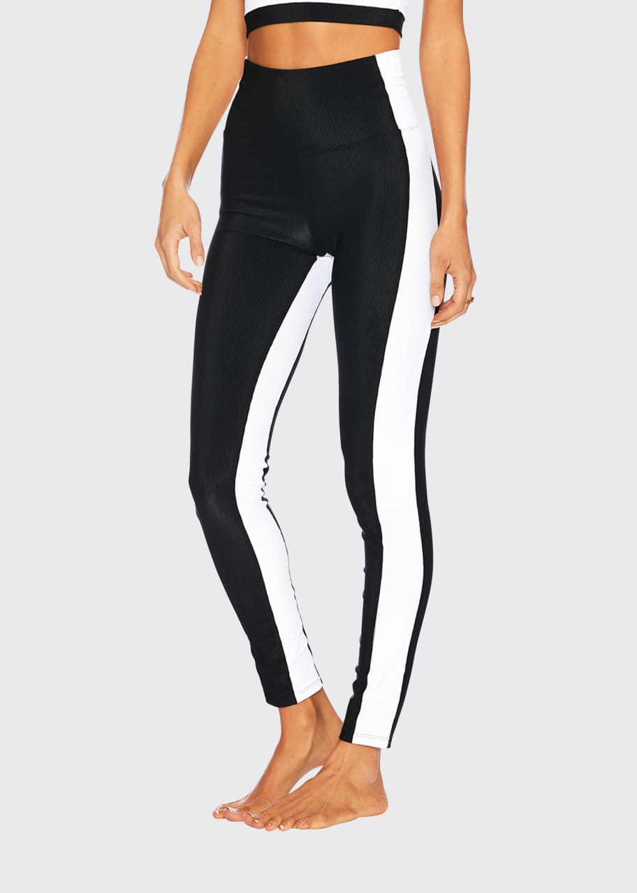 Beach Riot Bicolor Ribbed Leggings - Bergdorf Goodman