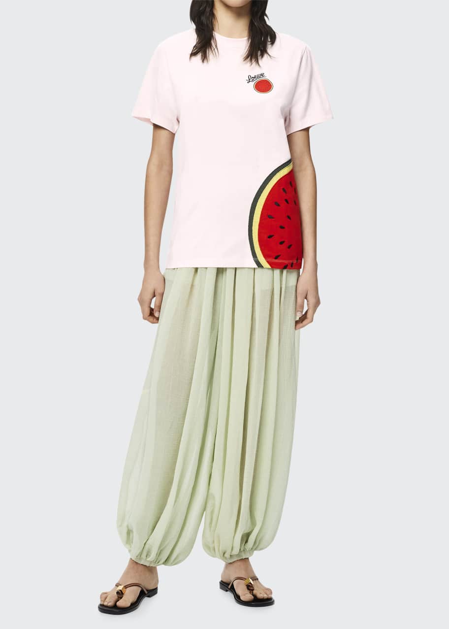 Loewe Watermelon Graphic Print T-Shirt - Bergdorf Goodman