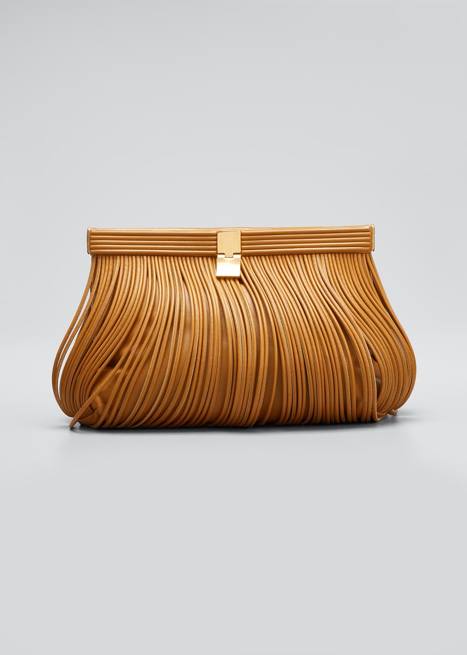 Proenza Schouler Rolo Fringe Napa Clutch Bag - Bergdorf Goodman