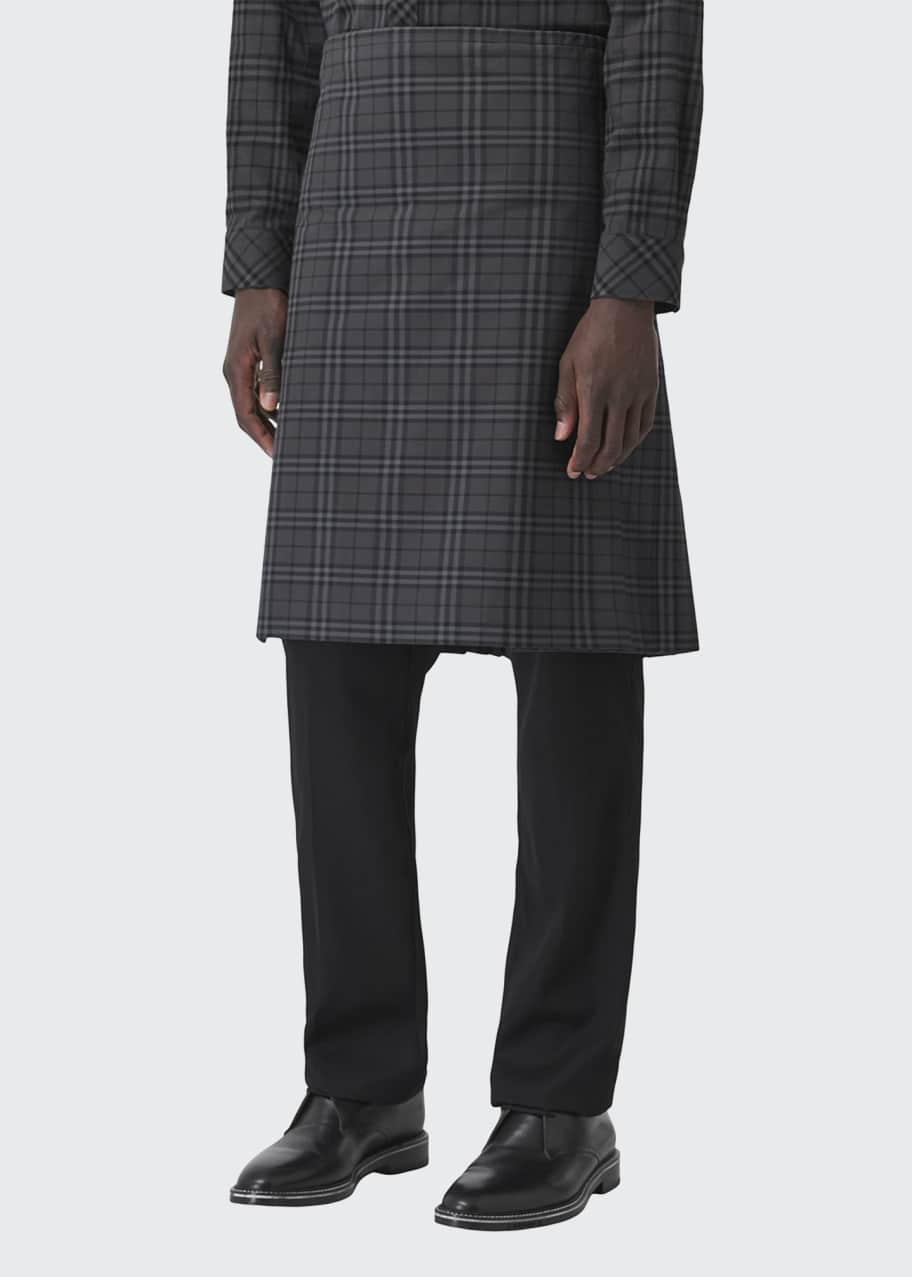 Burberry Men's Check Cotton Kilt - Bergdorf Goodman