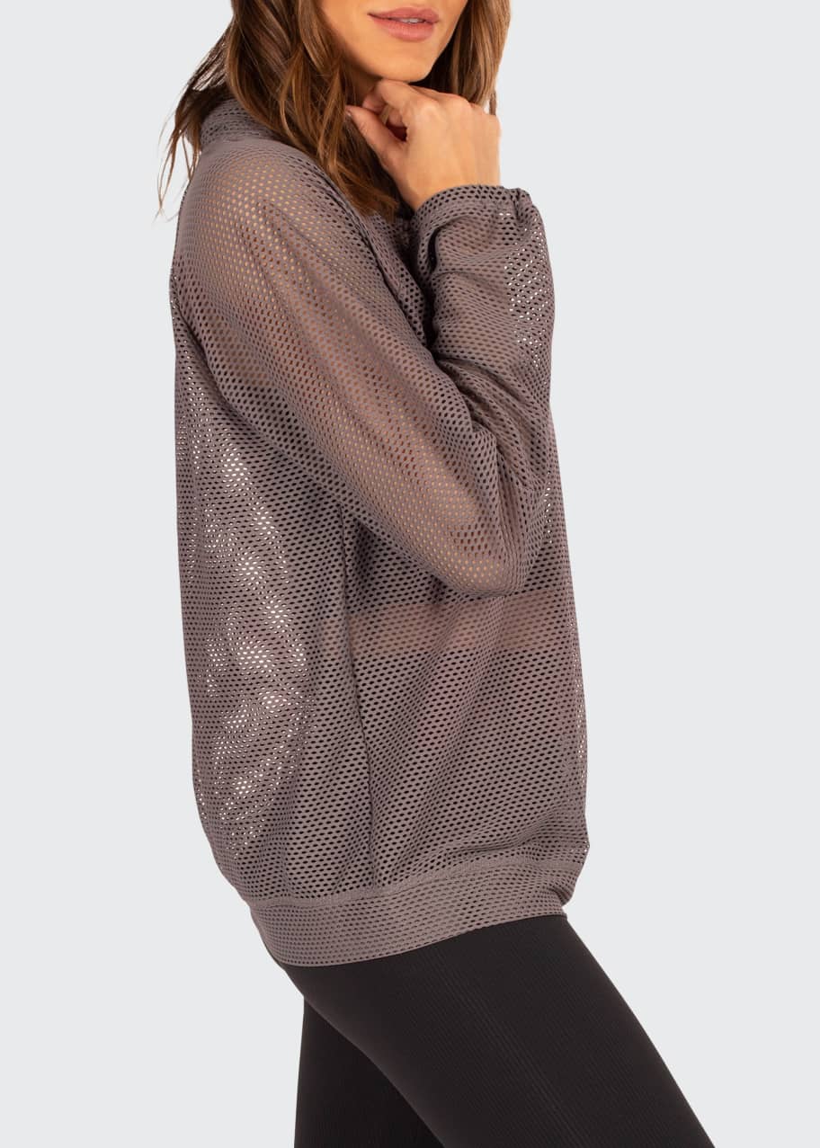 Koral Probe Open Mesh Pullover Top - Bergdorf Goodman