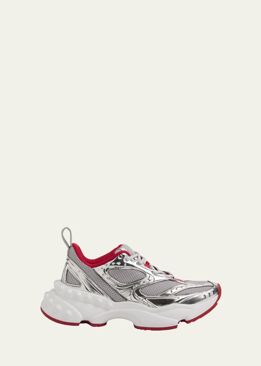 Christian Louboutin So Flo Mesh Runner Sneakers - Bergdorf Goodman