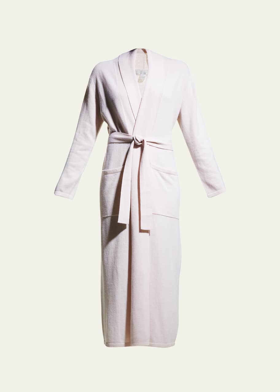 Arlotta Cashmere Long Cashmere Robe with Shawl Collar - Bergdorf Goodman