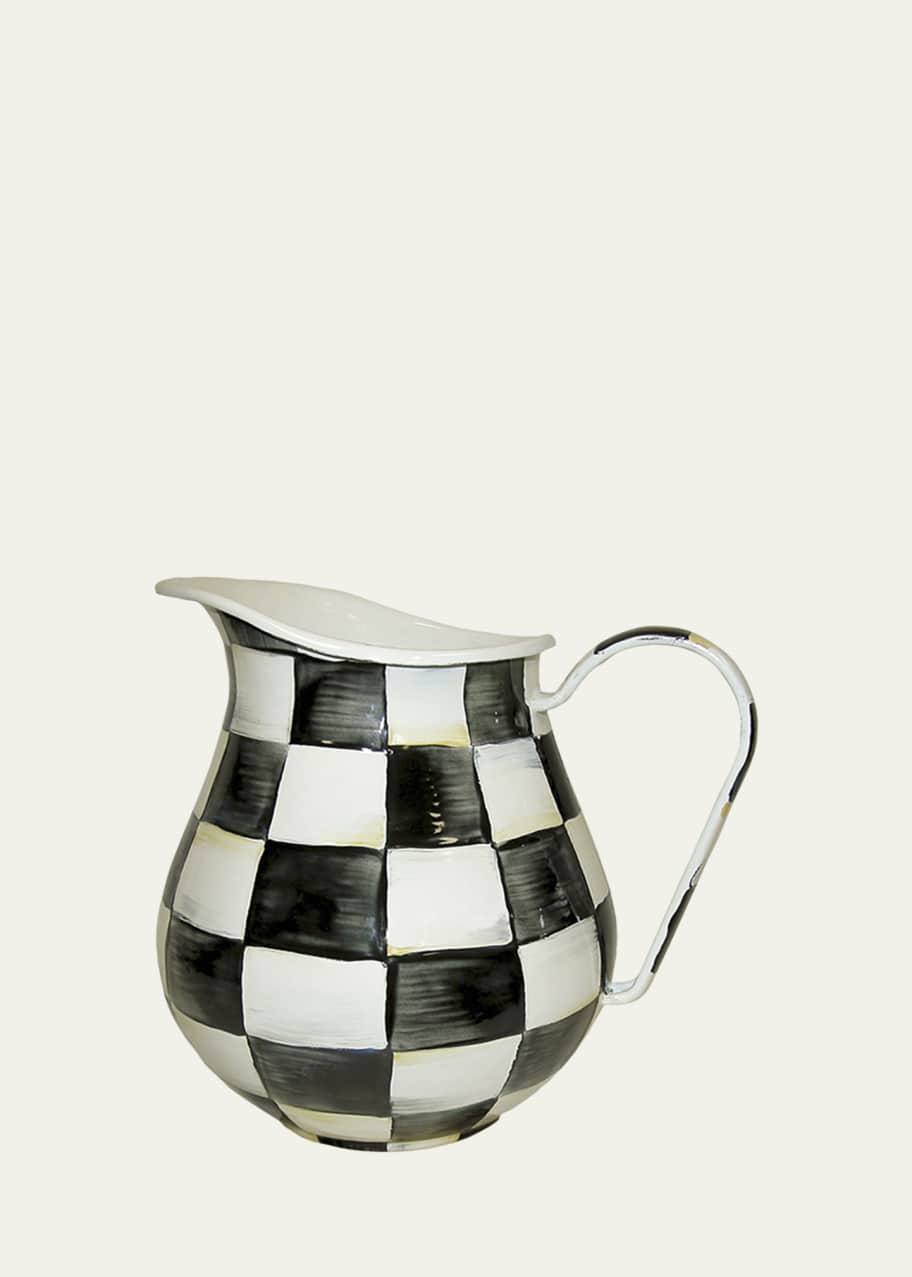 MacKenzie-Childs Courtly Check Pitcher - Bergdorf Goodman