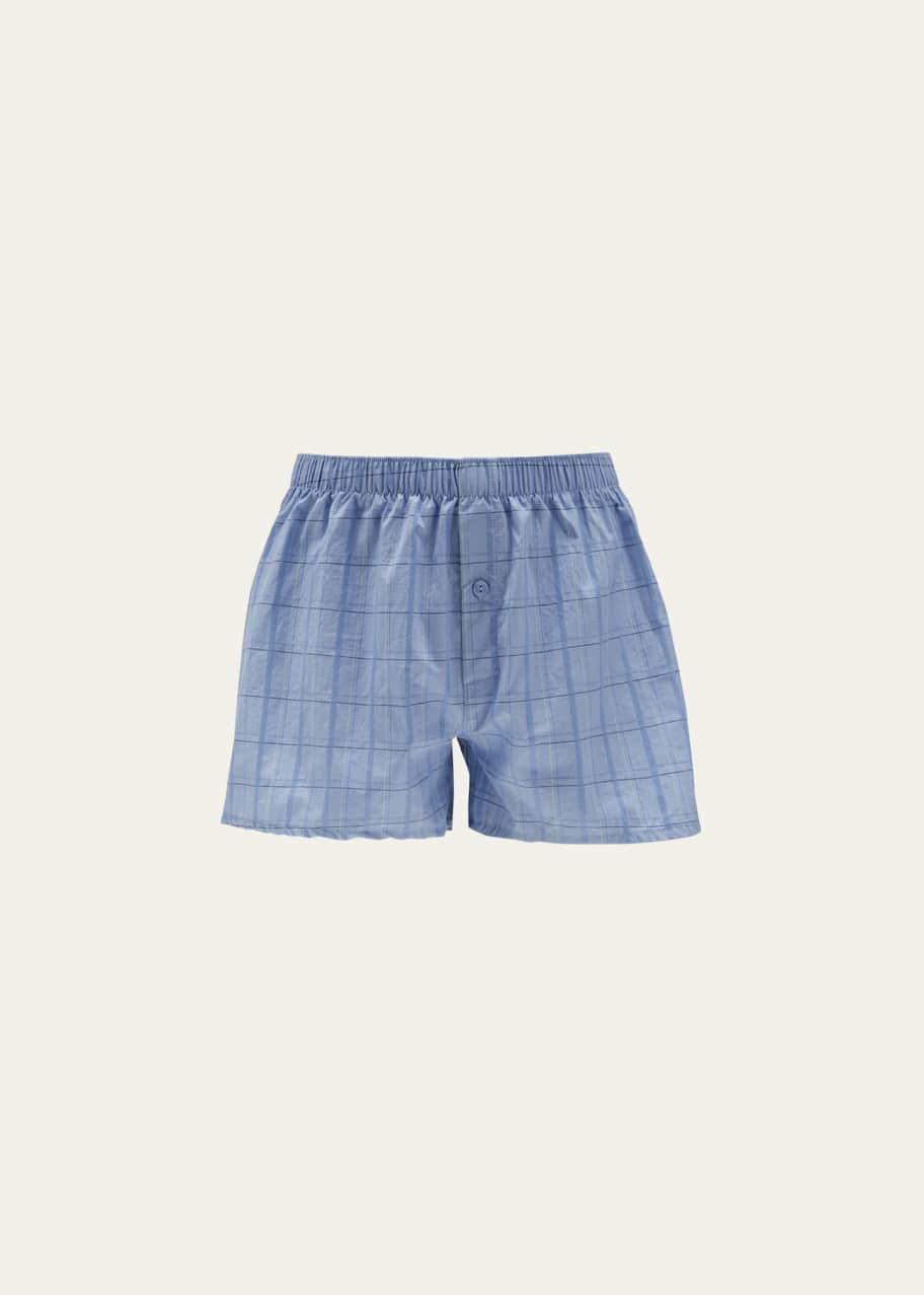 Hanro Men's Fancy Woven Cotton Boxers - Bergdorf Goodman