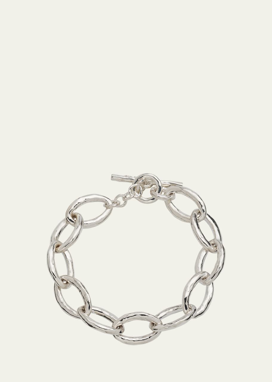 Ippolita Mini Hammered Bastille Link Bracelet in Sterling Silver ...