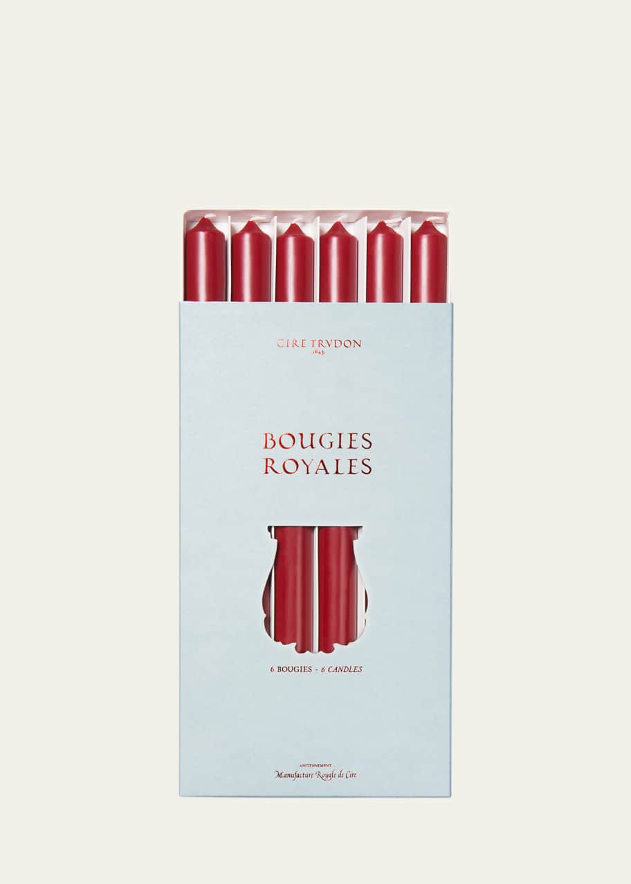 Trudon Royal Taper Candles - Burgundy - Bergdorf Goodman