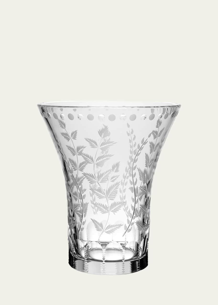 William Yeoward Crystal Fern Flower Vase, 8" - Bergdorf Goodman