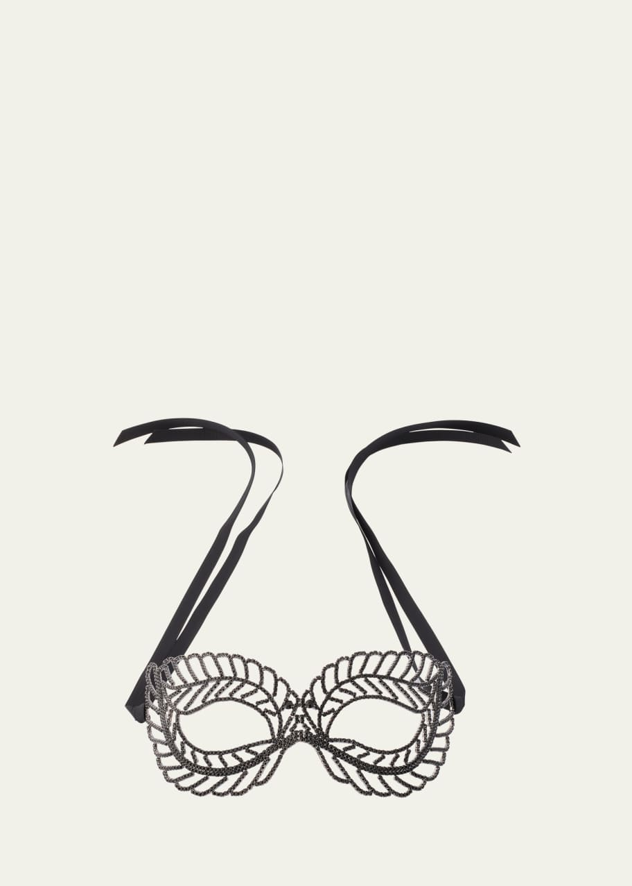 Exclusively Bergdorf Goodman Crystal Caged Mask - Bergdorf Goodman